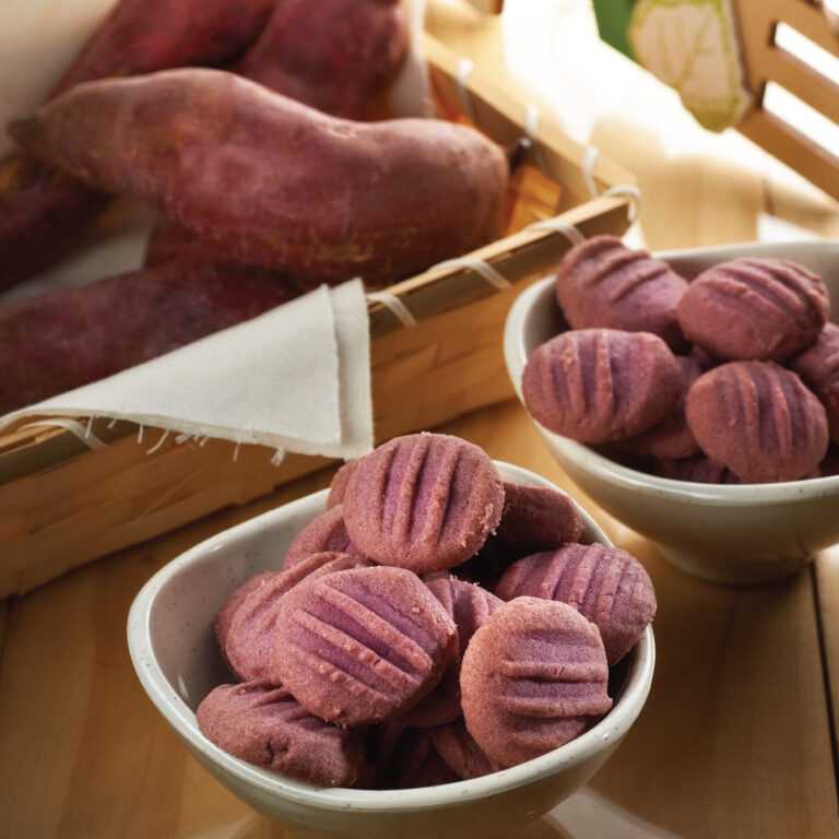 Purple Sweet Potato Cookies - Mdm Ling Bakery