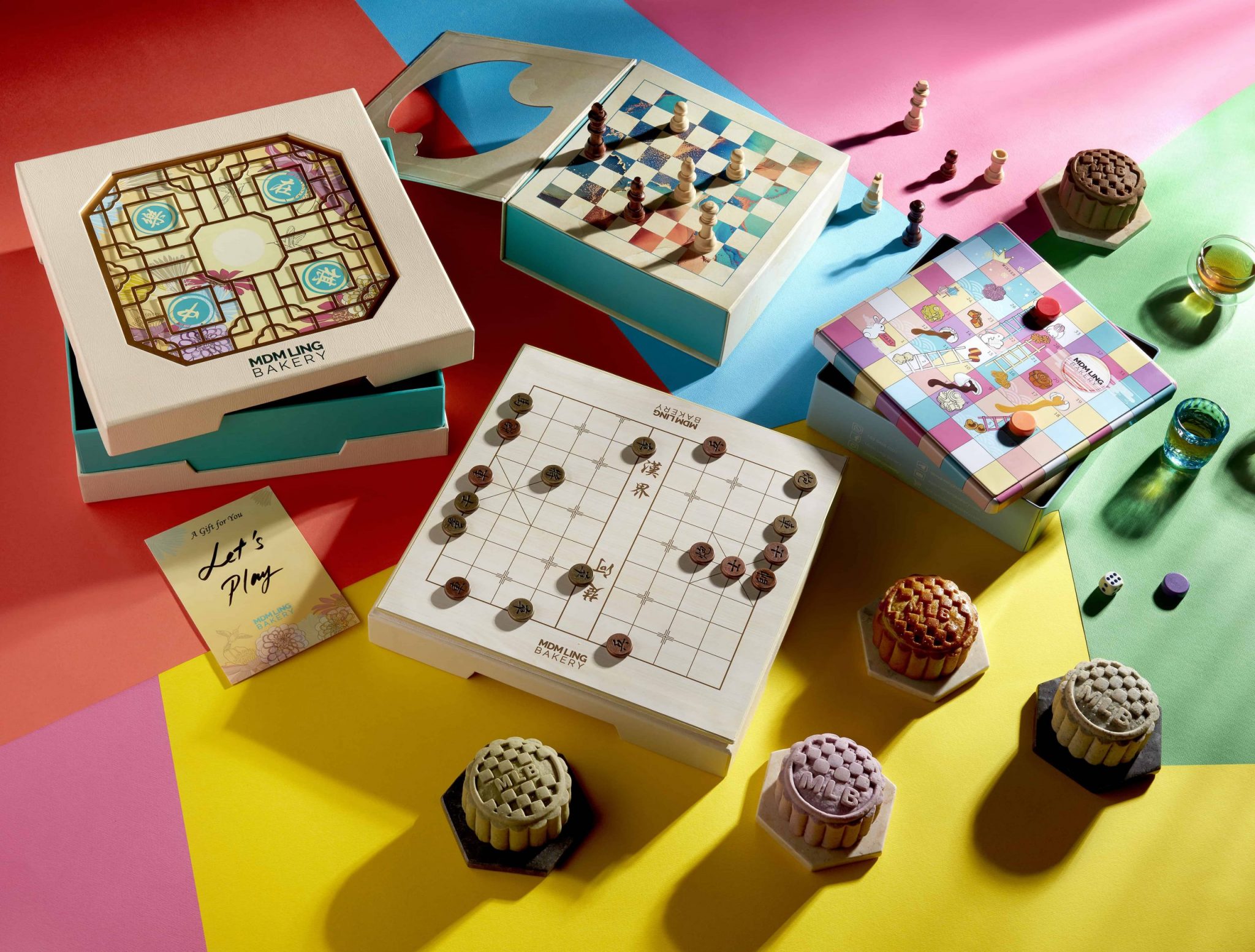Mdm Ling Bakery Releases Board Game-Inspired Mooncake Boxes